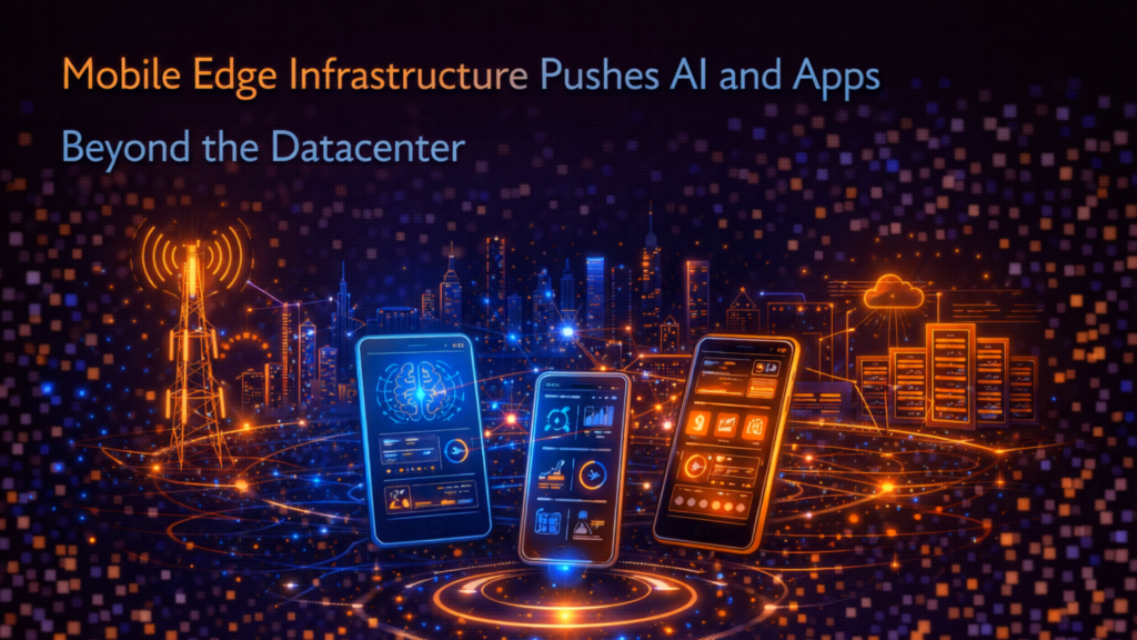 Mobile Edge Infrastructure Expands AI Beyond the Datacenter